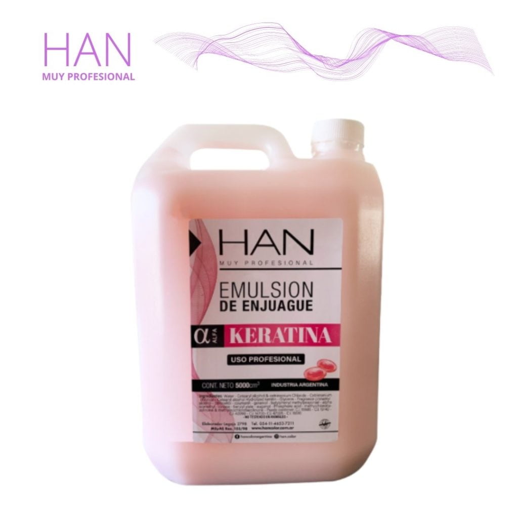 HAN COLOR – Cr. Enj. Keratina – 5000ml – Jempro