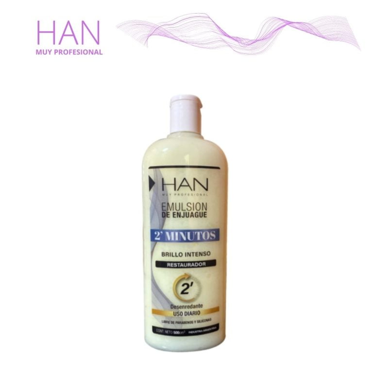 HAN COLOR – Cr. Enj. 2 Minutos Brillo Instantaneo – 500 ml – Jempro